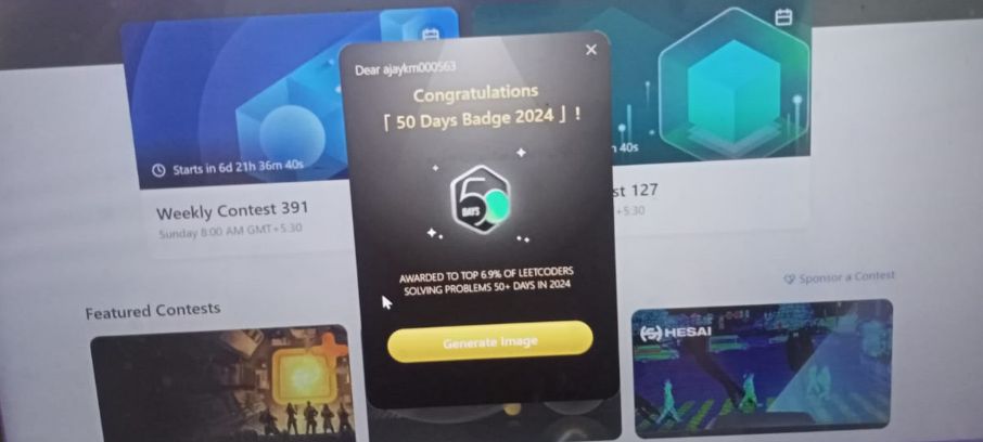 Ajay Kumar Maurya on LinkedIn: #leetcode #codingjourney #50daysbadge Ajay Kumar Maurya on LinkedIn: #leetcode #codingjourney #50daysbadge