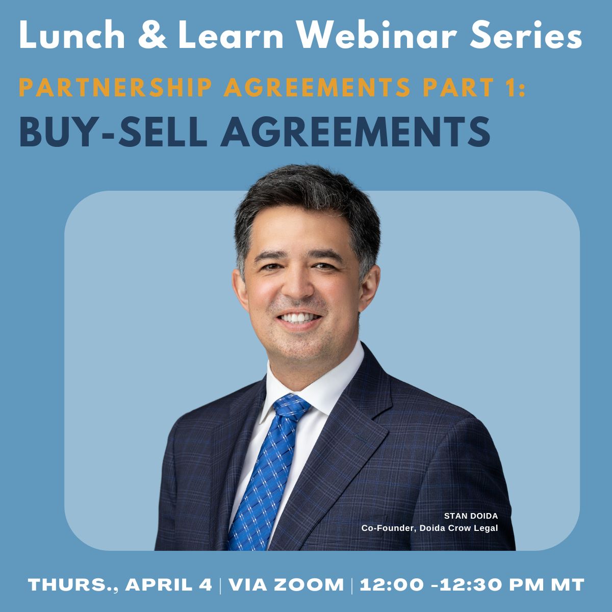 Doida Crow Legal on LinkedIn: Join Attorney Stan Doida on April 4 for a ... Doida Crow Legal on LinkedIn: Join Attorney Stan Doida on April 4 for a ...