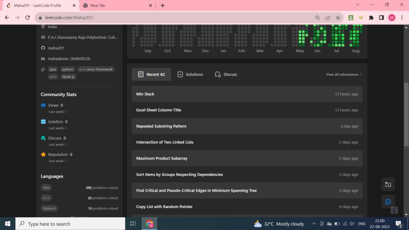 Mahadevan . on LinkedIn: #leetcode #problemsolving #codingchallenges # ... Mahadevan . on LinkedIn: #leetcode #problemsolving #codingchallenges # ...