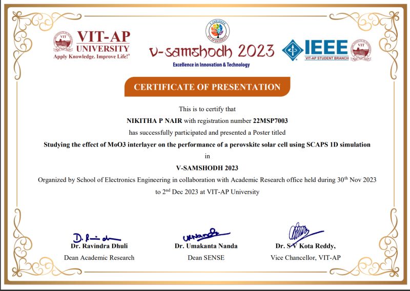NIKITHA P NAIR posted on LinkedIn NIKITHA P NAIR posted on LinkedIn