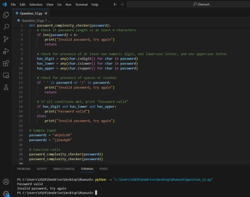 Dhanush S on LinkedIn: #opentowork #python #coding Dhanush S on LinkedIn: #opentowork #python #coding