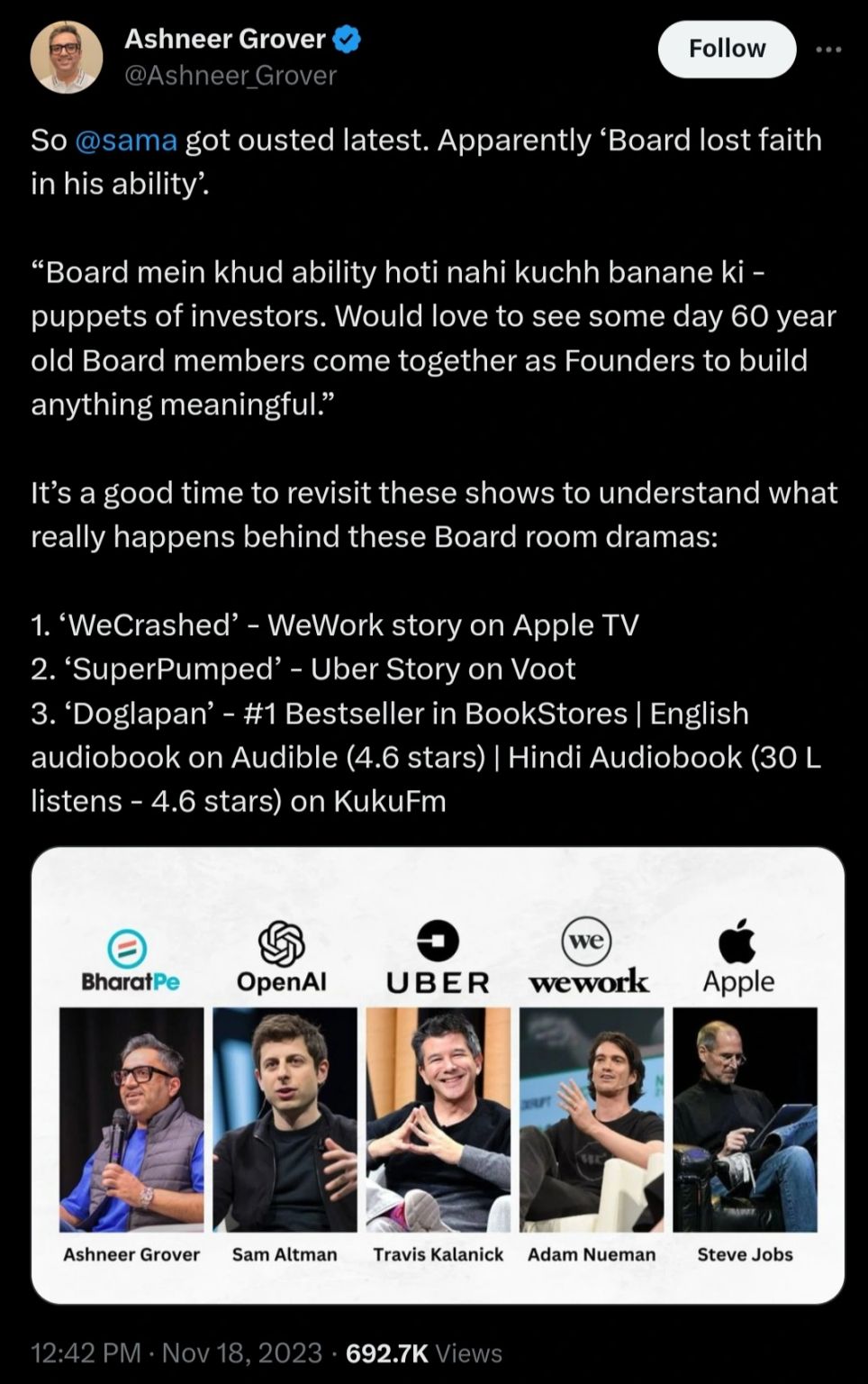 Muskan Handa on LinkedIn: Ashneer posted this recently. Sir knows how ... Muskan Handa on LinkedIn: Ashneer posted this recently. Sir knows how ...