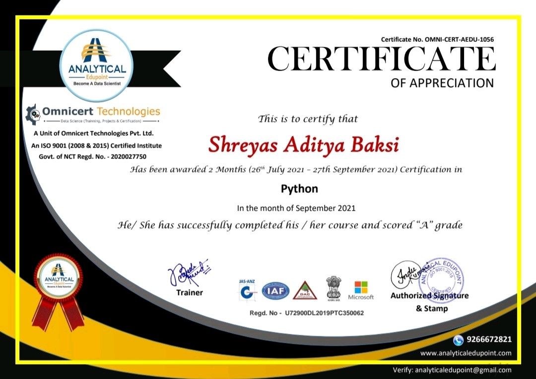 Shreyas Aditya Baksi posted on LinkedIn Shreyas Aditya Baksi posted on LinkedIn