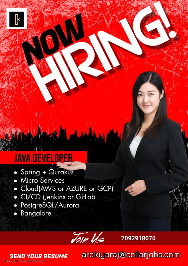 ManiKandan P on LinkedIn: #javadeveloper #java #developer #aws #azure # ... ManiKandan P on LinkedIn: #javadeveloper #java #developer #aws #azure # ...