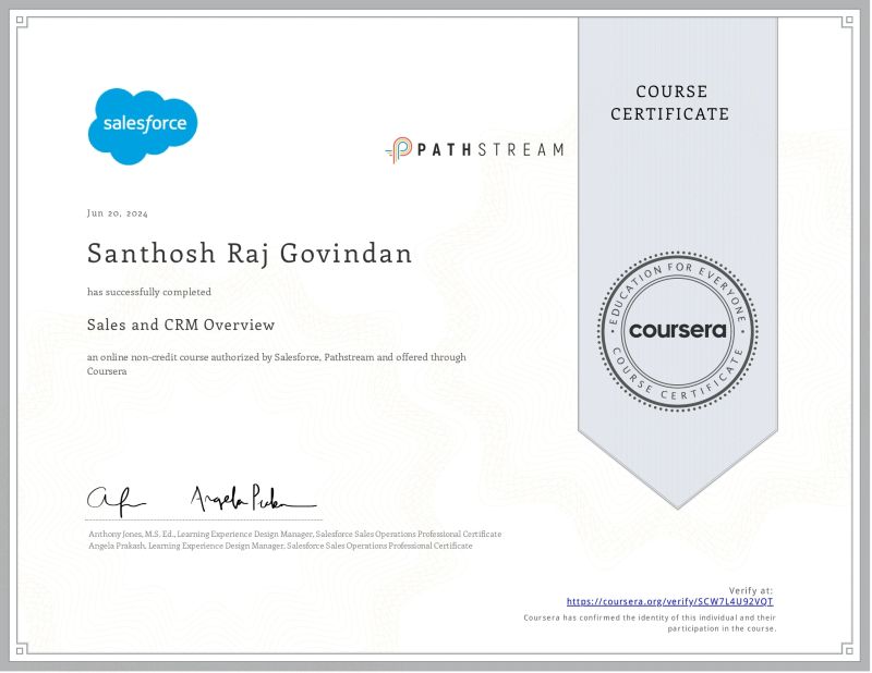 Santhosh Raj Govindan on LinkedIn: #salesforce #crm #salesoperations # ... Santhosh Raj Govindan on LinkedIn: #salesforce #crm #salesoperations # ...
