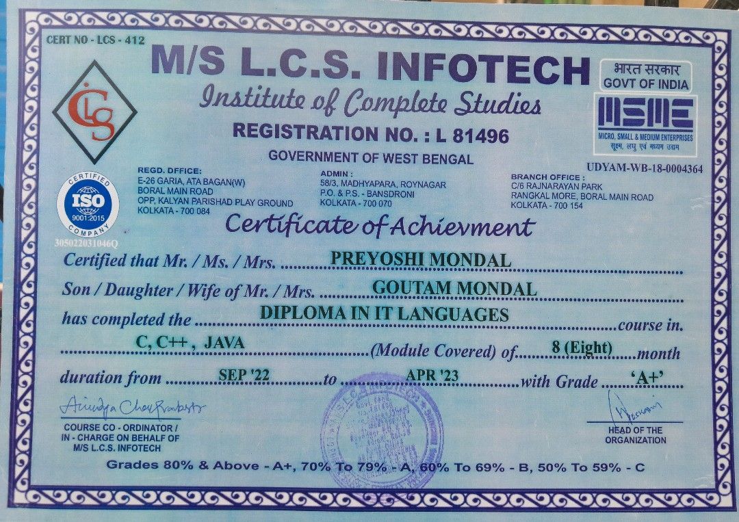Preyoshi Mondal on LinkedIn: #share Preyoshi Mondal on LinkedIn: #share