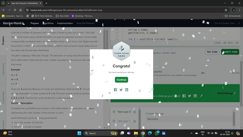 Kunal Anand on LinkedIn: #algorithm #problemsolving #hackerrank # ... Kunal Anand on LinkedIn: #algorithm #problemsolving #hackerrank # ...