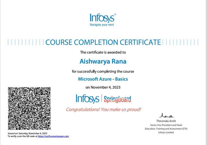 Aishwarya Rana on LinkedIn: #microsoftazure #cloudcomputing # ... Aishwarya Rana on LinkedIn: #microsoftazure #cloudcomputing # ...