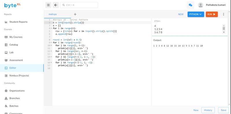 Sruthi kumari on LinkedIn: #python #codingchallenge #arrays #qiscet # ... Sruthi kumari on LinkedIn: #python #codingchallenge #arrays #qiscet # ...
