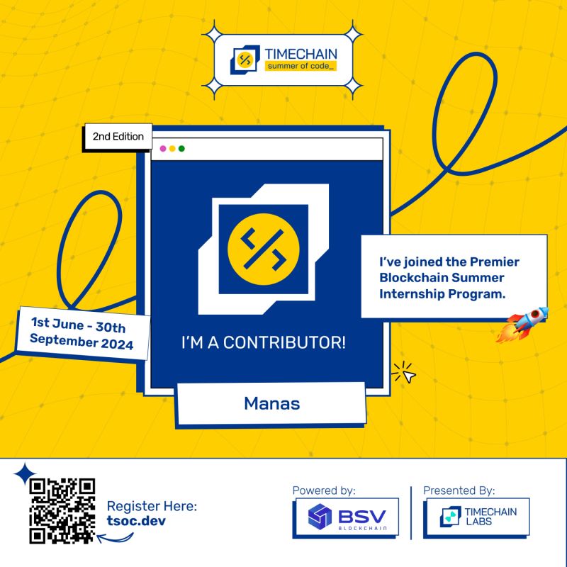 Manas Rai Kaushik on LinkedIn: #community #opensource #bsvacademy #tsoc ... Manas Rai Kaushik on LinkedIn: #community #opensource #bsvacademy #tsoc ...