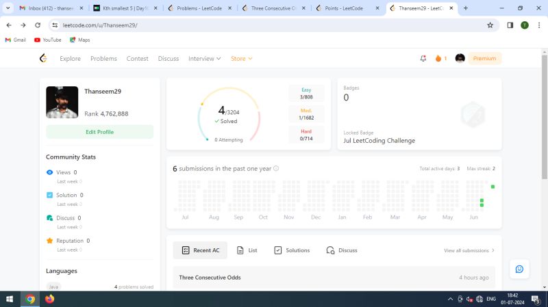 Mohamed Thanseem on LinkedIn: #leetcode #coding #algorithms Mohamed Thanseem on LinkedIn: #leetcode #coding #algorithms