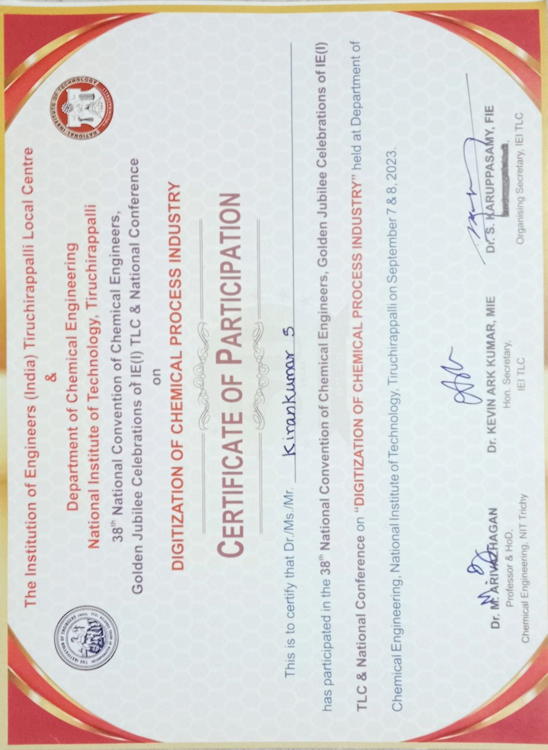 Kiran Gowda on LinkedIn: #certificate Kiran Gowda on LinkedIn: #certificate