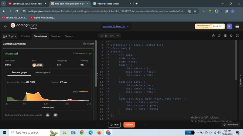 Kalki Dang on LinkedIn: #dsa #datastructuresandalgorithms Kalki Dang on LinkedIn: #dsa #datastructuresandalgorithms