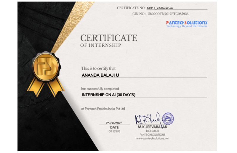 ANANDA BALAJI U on LinkedIn: #pantechelearning #artificialintelligence ... ANANDA BALAJI U on LinkedIn: #pantechelearning #artificialintelligence ...