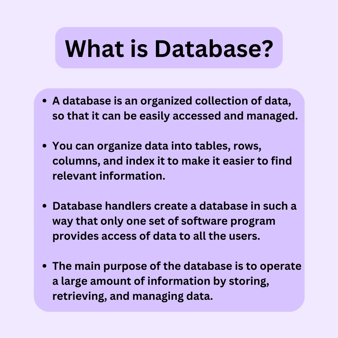 Tpoint Tech on LinkedIn: #data #database #dbms #rdbms #sql #mysql Tpoint Tech on LinkedIn: #data #database #dbms #rdbms #sql #mysql