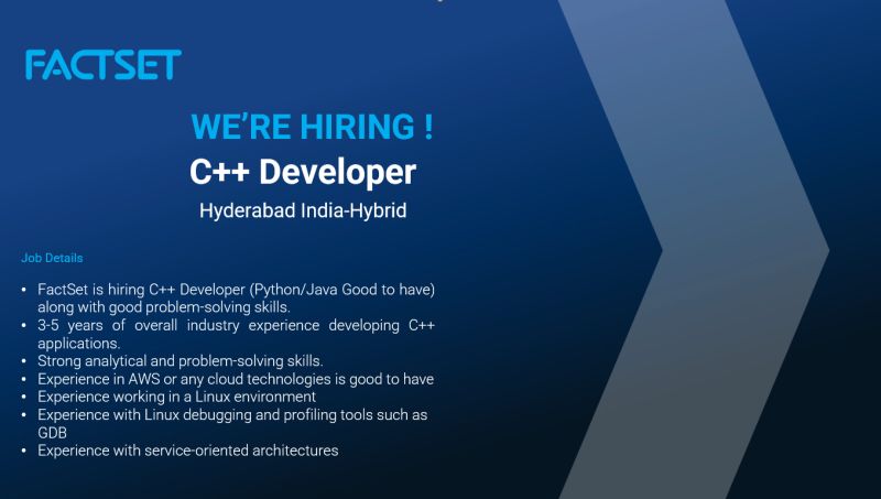Ratnesh Tiwari on LinkedIn: #cplusplus #cpp #cplusplusjobs Ratnesh Tiwari on LinkedIn: #cplusplus #cpp #cplusplusjobs