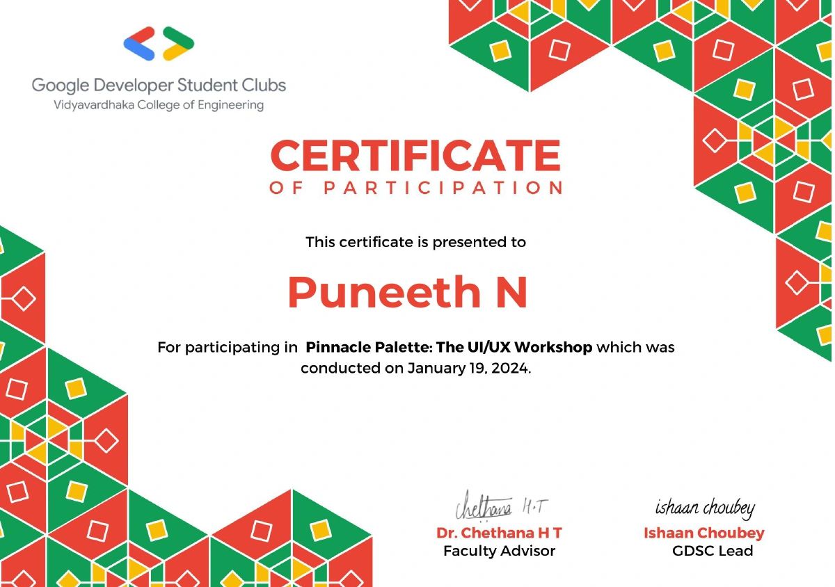 Puneeth N on LinkedIn: Hey connections...!! I participated in the ... Puneeth N on LinkedIn: Hey connections...!! I participated in the ...