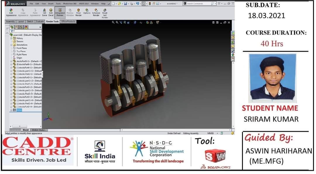 Sriram Kumar on LinkedIn: #designengineer #solidworks #autocad #catiav5 ... Sriram Kumar on LinkedIn: #designengineer #solidworks #autocad #catiav5 ...