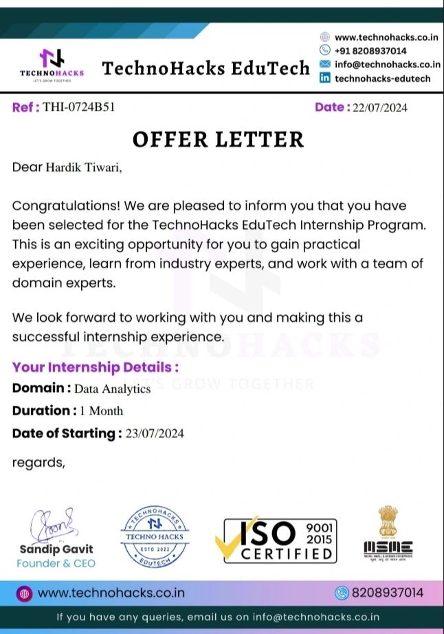 HARDIK TIWARI on LinkedIn: #dataanalysis #internship # ... HARDIK TIWARI on LinkedIn: #dataanalysis #internship # ...