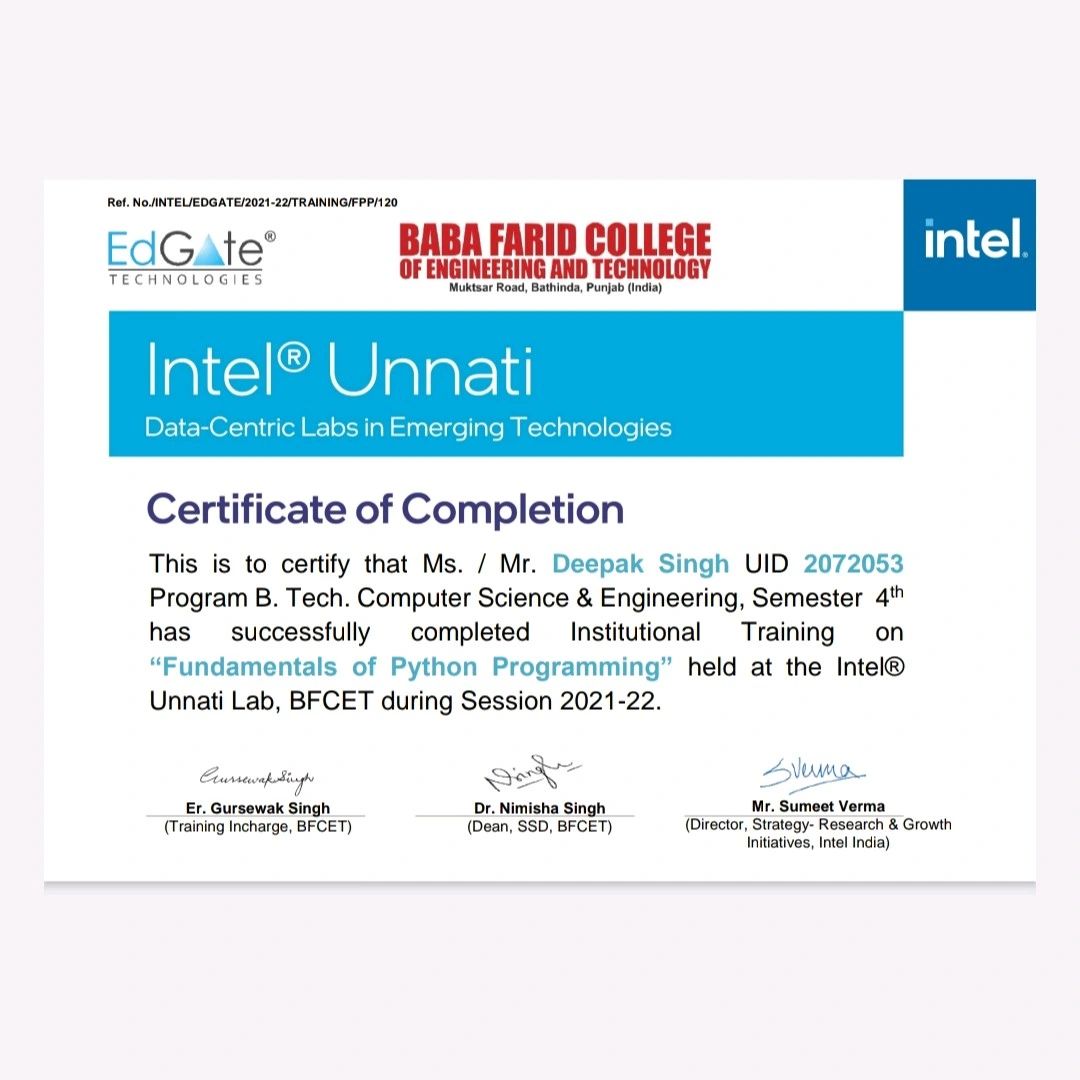 Deepak Singh on LinkedIn: #python Deepak Singh on LinkedIn: #python