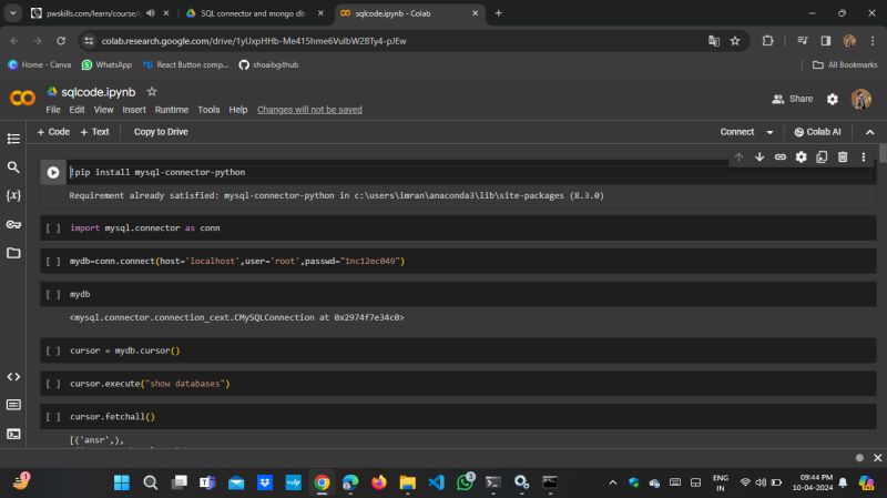 Shoaib Khan on LinkedIn: #day47 #datascience #sql Shoaib Khan on LinkedIn: #day47 #datascience #sql