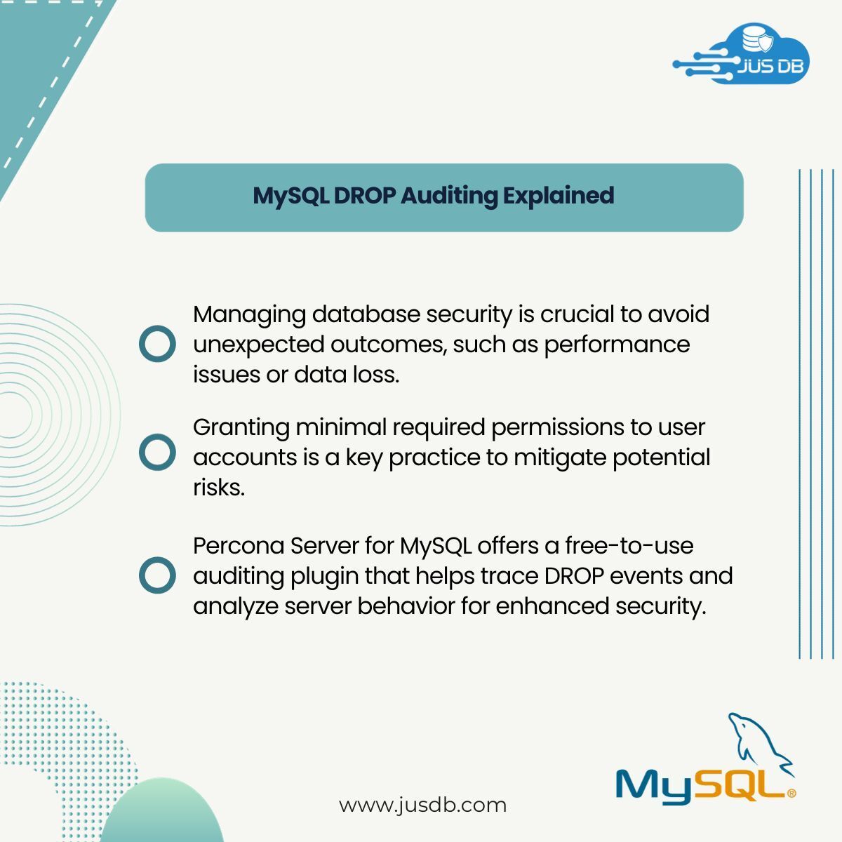 JusDB on LinkedIn: #percona #mysqldba #database JusDB on LinkedIn: #percona #mysqldba #database