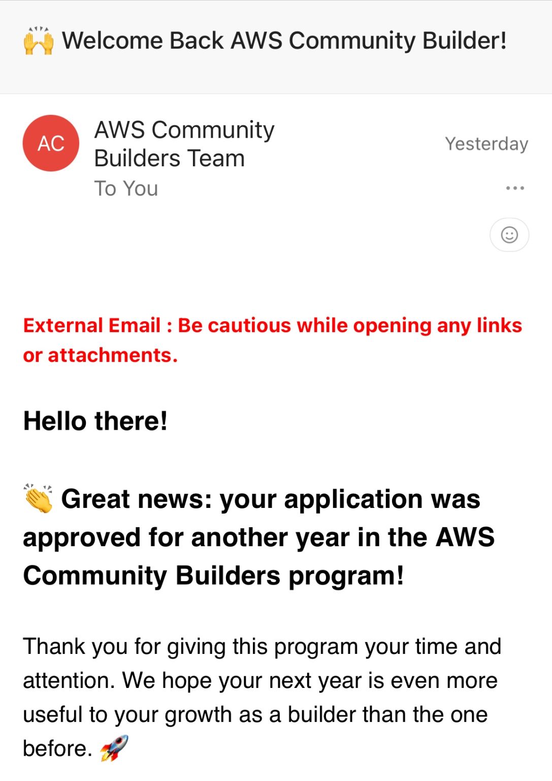 Nambiappan Tirouvengadamany. AWS Cloud Solution Architect on LinkedIn ... Nambiappan Tirouvengadamany. AWS Cloud Solution Architect on LinkedIn ...