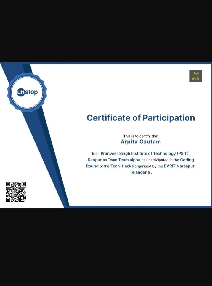 Arpita Gautam on LinkedIn: Excited to share my new certification of ... Arpita Gautam on LinkedIn: Excited to share my new certification of ...