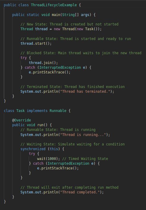 Naveen Metta on LinkedIn: #java #thread #lifecyle Naveen Metta on LinkedIn: #java #thread #lifecyle