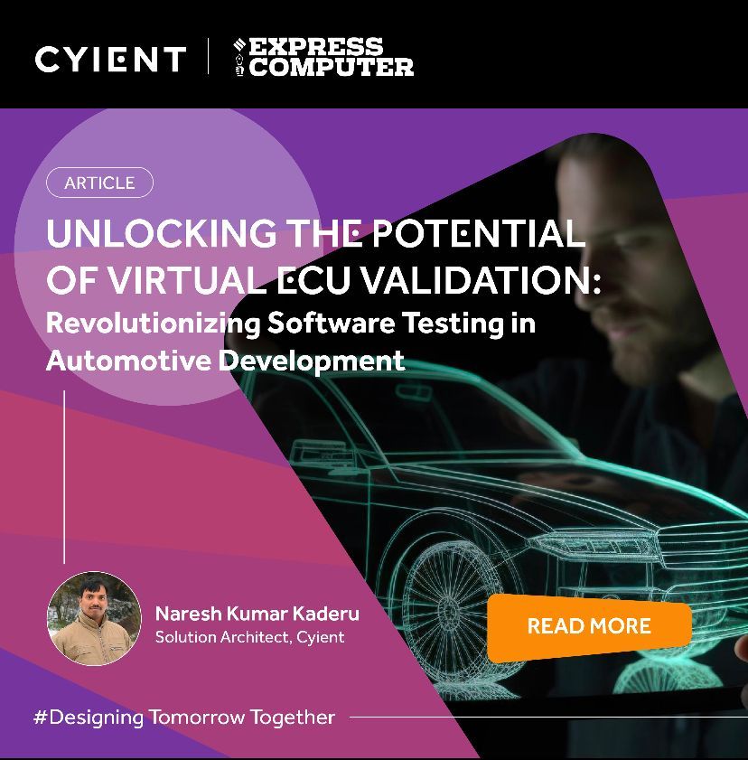 Cyient on LinkedIn: Unlocking the Potential of Virtual ECU Validation ... Cyient on LinkedIn: Unlocking the Potential of Virtual ECU Validation ...
