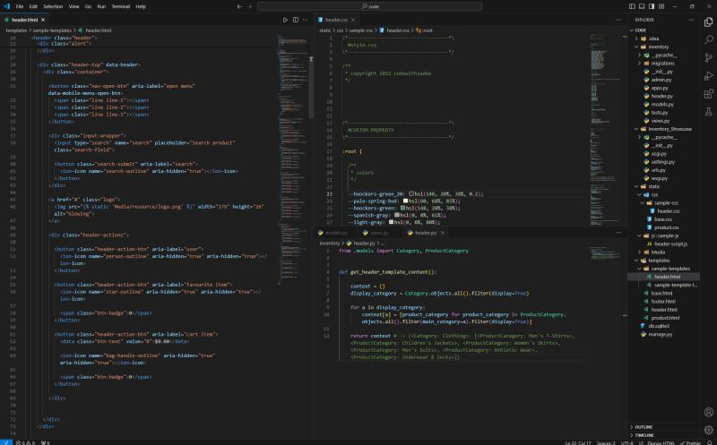 Abhishek Airan on LinkedIn: #python #django #vscode #ecommerce Abhishek Airan on LinkedIn: #python #django #vscode #ecommerce