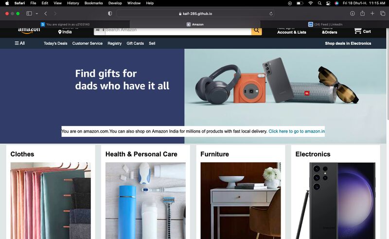 Mohammed Kaif on LinkedIn: #work #css #html #frontend #amazon #project ... Mohammed Kaif on LinkedIn: #work #css #html #frontend #amazon #project ...
