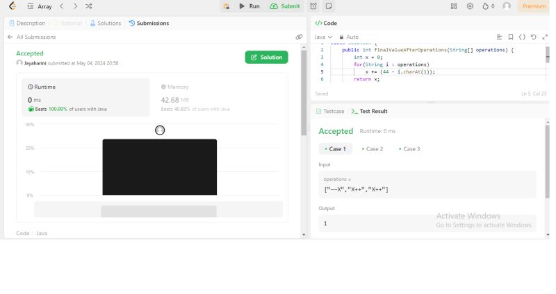 Jayaharini J on LinkedIn: Day 15/30 LeetCode challenge Problem No:2011 ... Jayaharini J on LinkedIn: Day 15/30 LeetCode challenge Problem No:2011 ...