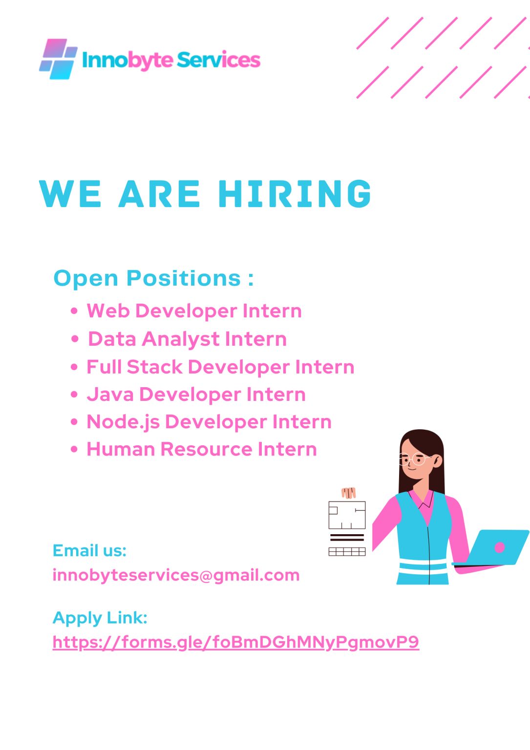 Kajal Gupta on LinkedIn: #internship #hiring #freshers #webdevelopment ... Kajal Gupta on LinkedIn: #internship #hiring #freshers #webdevelopment ...