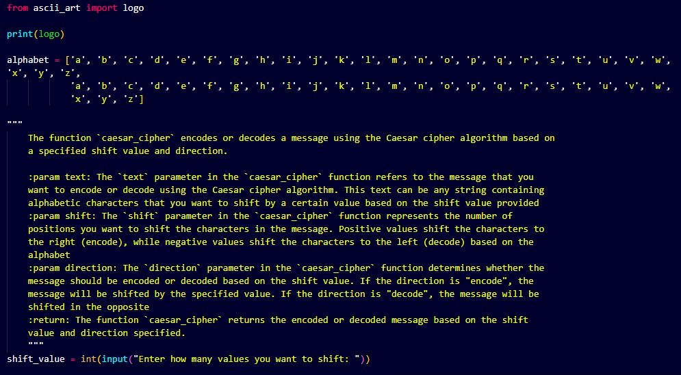 Rahul Jangir on LinkedIn: #python #coding #programming #caesarcipher # ... Rahul Jangir on LinkedIn: #python #coding #programming #caesarcipher # ...