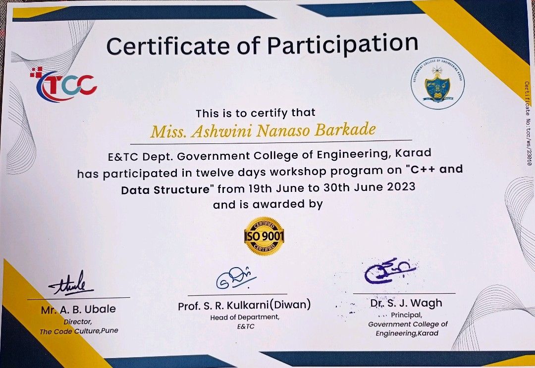 Ashwini Barkade on LinkedIn: #cpp #programming Ashwini Barkade on LinkedIn: #cpp #programming