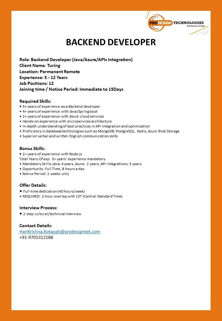 HariKrishna Kotapati on LinkedIn: #hiring #java #aws #ai #cplusplus # ... HariKrishna Kotapati on LinkedIn: #hiring #java #aws #ai #cplusplus # ...