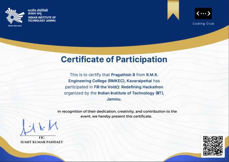 Pragathish B on LinkedIn: #codingcontest #iitjammu #codingskills # ... Pragathish B on LinkedIn: #codingcontest #iitjammu #codingskills # ...