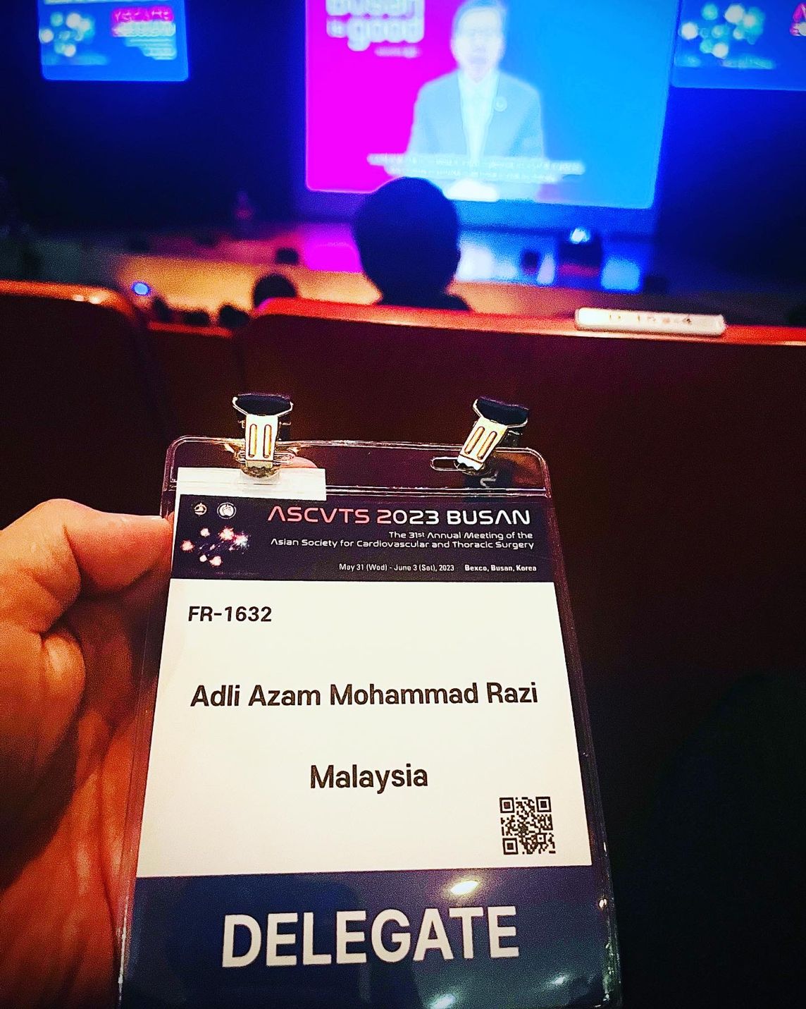 Adli Azam Mohammad Razi on LinkedIn: #ascvts2023 #ascvtsbusan # ... Adli Azam Mohammad Razi on LinkedIn: #ascvts2023 #ascvtsbusan # ...