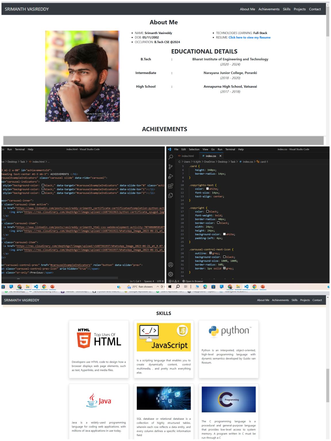 Vasireddy Srimanth on LinkedIn: #html #css #bootstrap #webdevelopment # ... Vasireddy Srimanth on LinkedIn: #html #css #bootstrap #webdevelopment # ...
