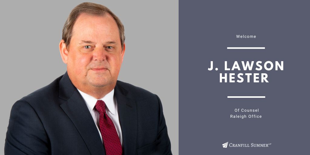 Cranfill Sumner LLP on LinkedIn: J. Lawson Hester Joins Cranfill Sumner ... Cranfill Sumner LLP on LinkedIn: J. Lawson Hester Joins Cranfill Sumner ...