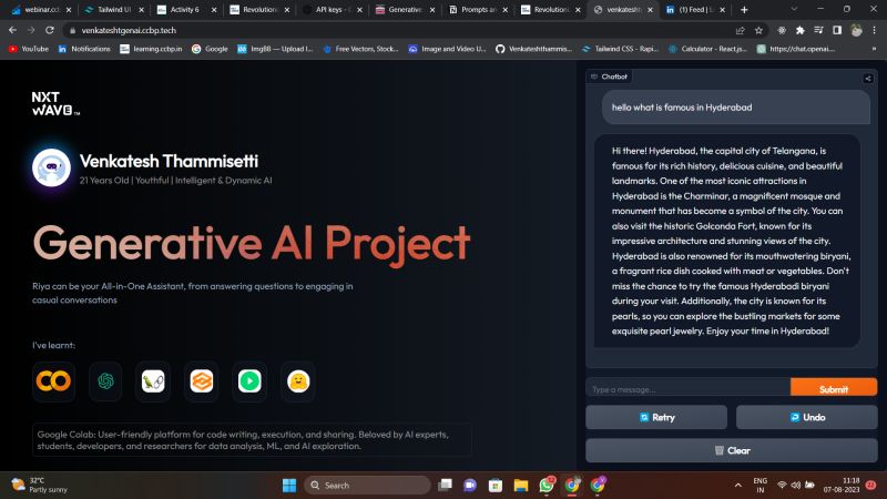 Venkatesh Tammisetti on LinkedIn: #nxtwave #ai #generativeai # ... Venkatesh Tammisetti on LinkedIn: #nxtwave #ai #generativeai # ...
