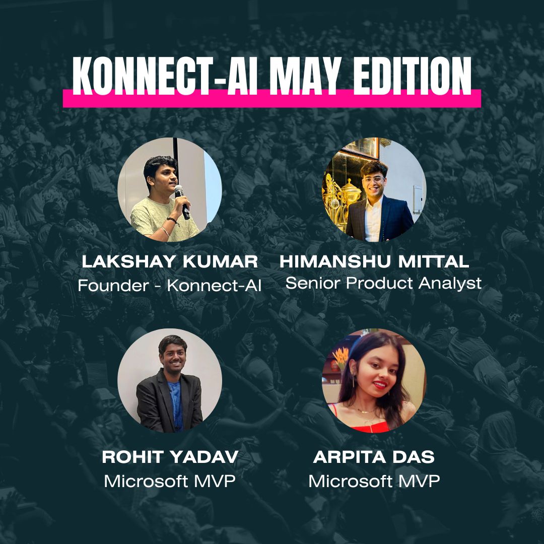 Konnect-AI on LinkedIn: Announcing our speakers for Konnect-AI's May ... Konnect-AI on LinkedIn: Announcing our speakers for Konnect-AI's May ...