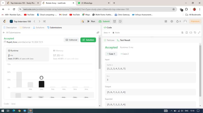Rupali Arora on LinkedIn: #leetcode #problemsolving #optimization # ... Rupali Arora on LinkedIn: #leetcode #problemsolving #optimization # ...