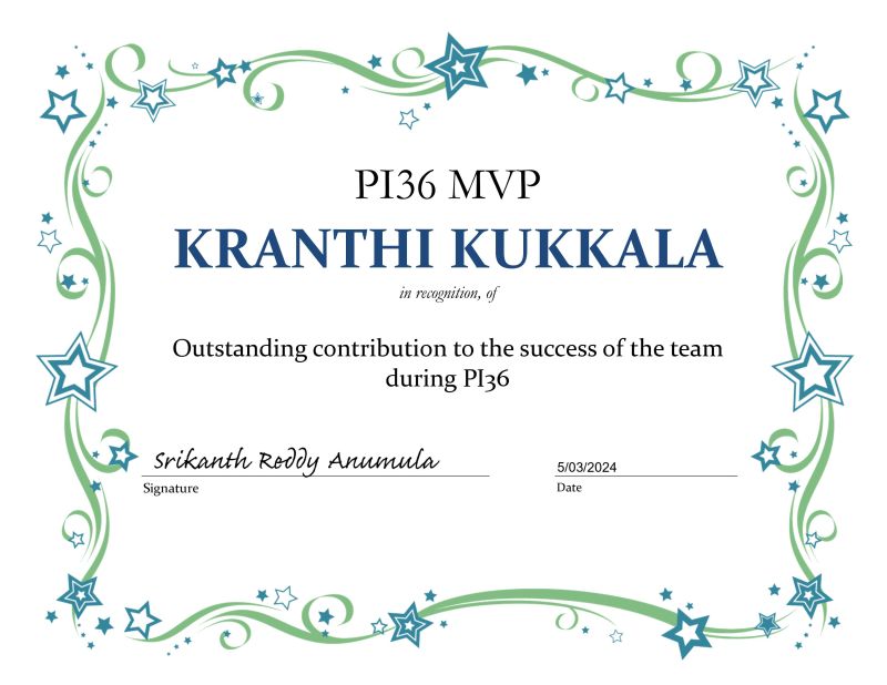 kranthi kumar k on LinkedIn: #mvp #award #teamwork #davitaway kranthi kumar k on LinkedIn: #mvp #award #teamwork #davitaway