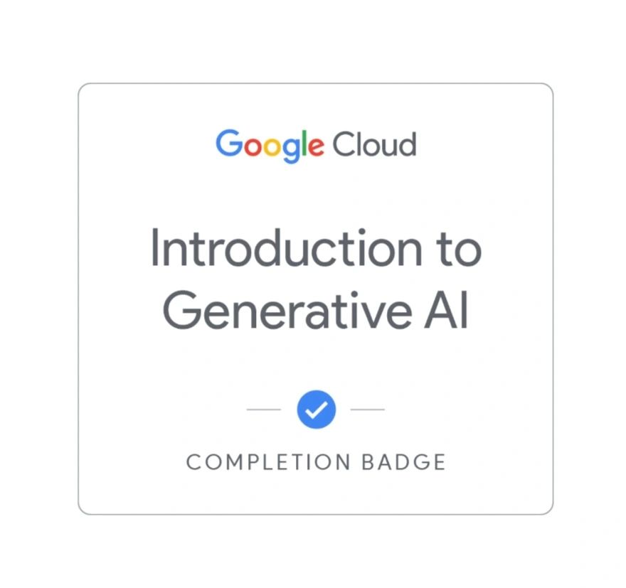 Surendra Nellore on LinkedIn: #introductiontogenai #googlecloud #genai Surendra Nellore on LinkedIn: #introductiontogenai #googlecloud #genai