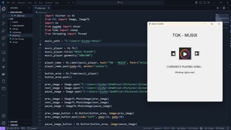 KISHORE MOHAN on LinkedIn: Developed my own music player with python, KISHORE MOHAN on LinkedIn: Developed my own music player with python,