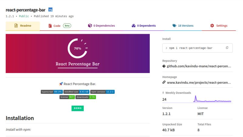 Kavindu M Wanniarachchi on LinkedIn: #react #npm #typescript Kavindu M Wanniarachchi on LinkedIn: #react #npm #typescript
