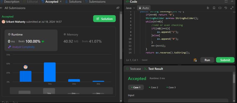 Srikant Mahanty on LinkedIn: #bitmanipulation #leetcode #java Srikant Mahanty on LinkedIn: #bitmanipulation #leetcode #java