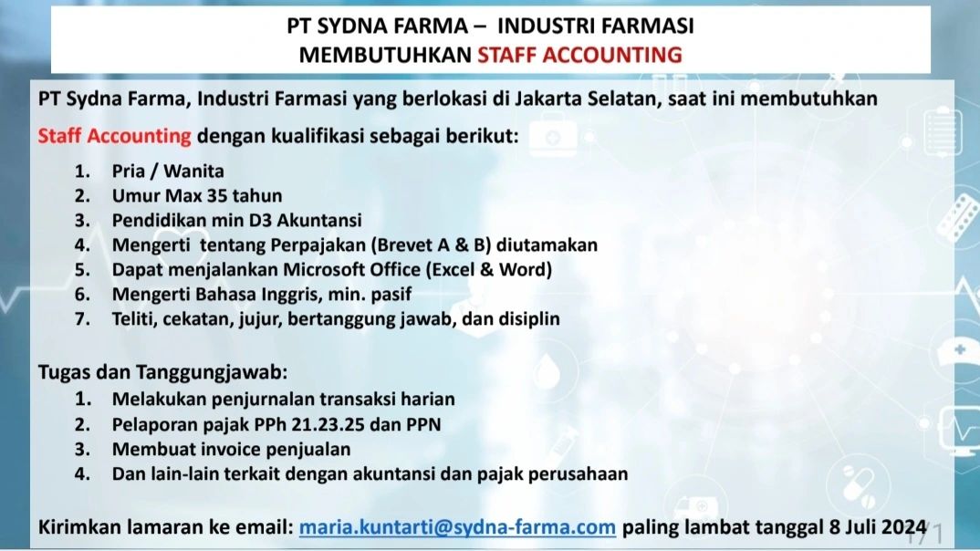 Nony Shilviani on LinkedIn: PT Sydna Farma, Industri Farmasi yang ... Nony Shilviani on LinkedIn: PT Sydna Farma, Industri Farmasi yang ...